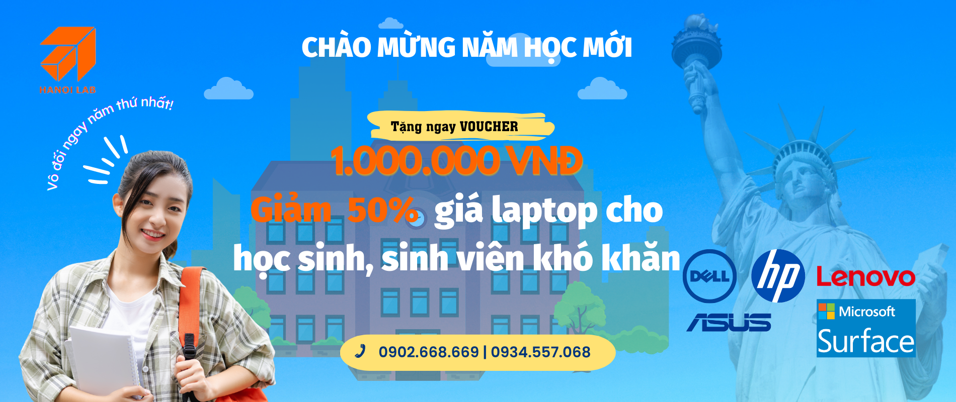 Hanoi Lab Giảm 50 Giá Laptop Cho Học Sinh Sinh Viên Khó Khăn Bán Laptop Nhập Mỹ Đặt Cấu 