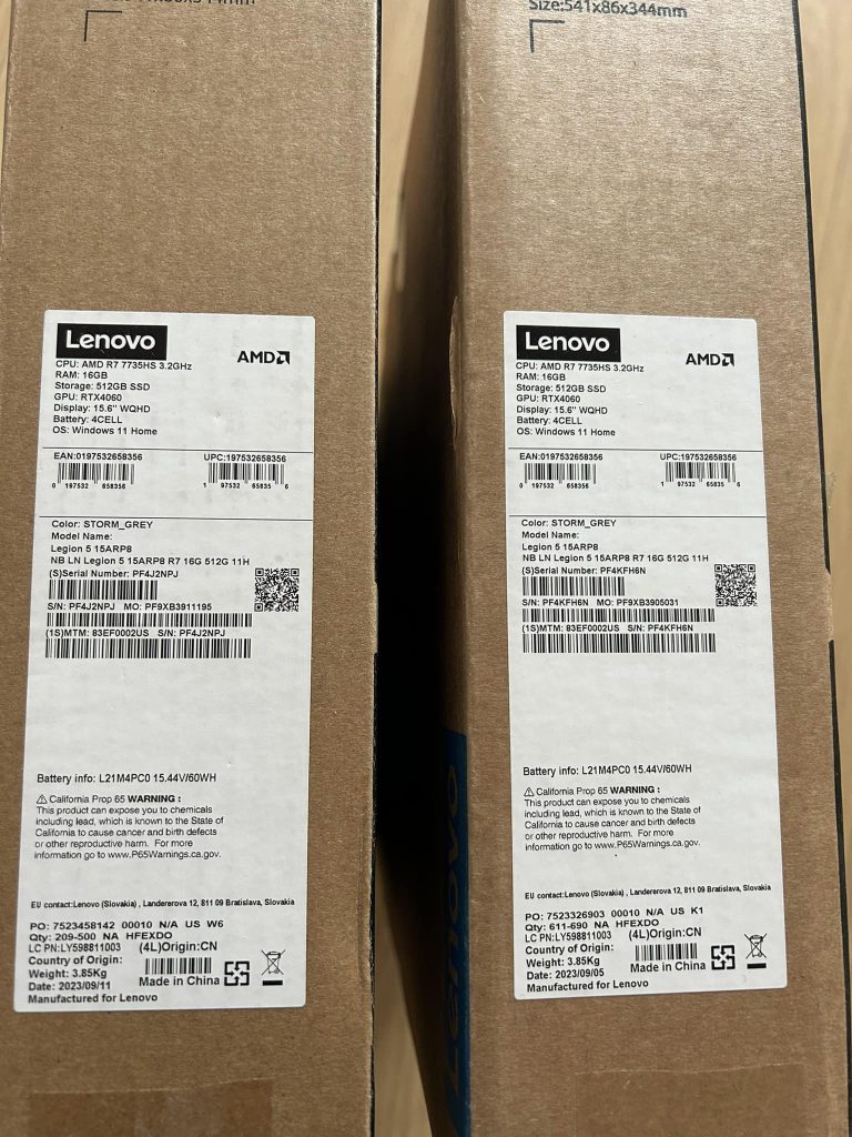 Legion 5 15ARP8 Nhập khẩu từ U.S.A - Giá tốt tại Hà Nội Lab